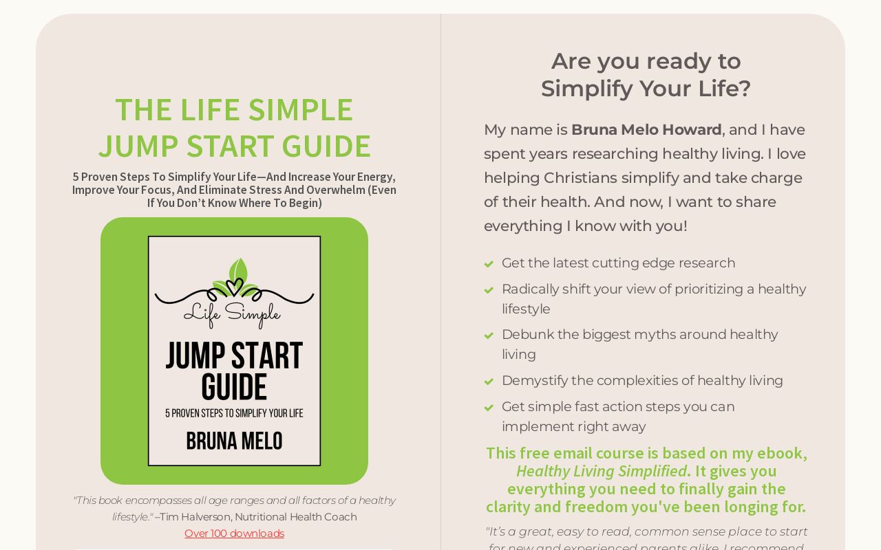 The Life Simple Jump Start Guide